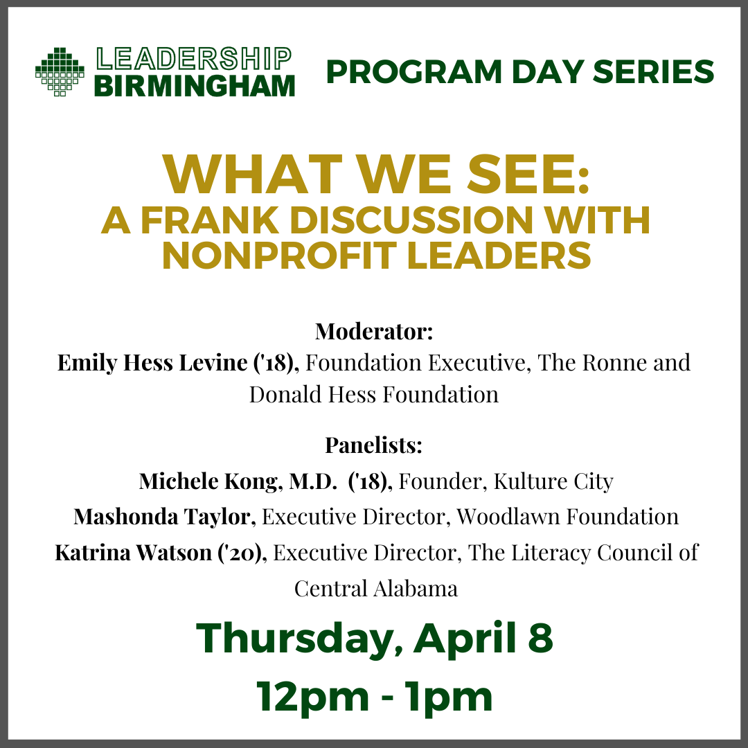 What We See: a Frank Discussion with Nonprofit Leaders | Leadership ...